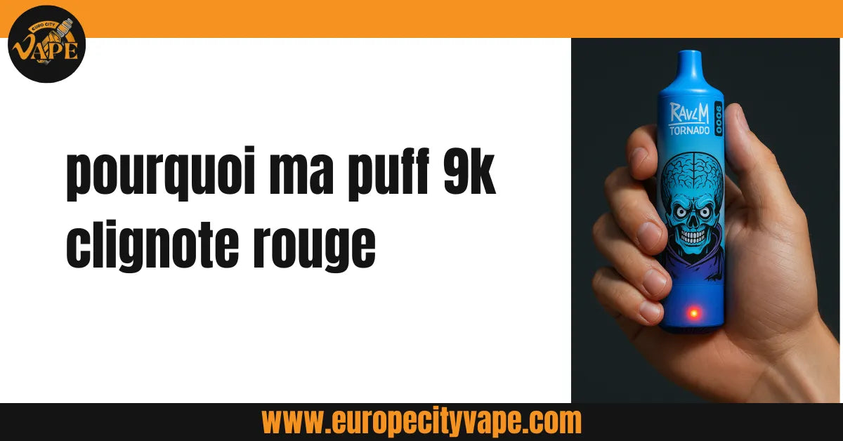 ¿Por Qué Mi Puff 9K Parpadea en Rojo? Causas y Soluciones para Vapes ...